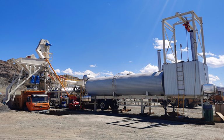 Super Mobile Batch Mix Asphalt Plant