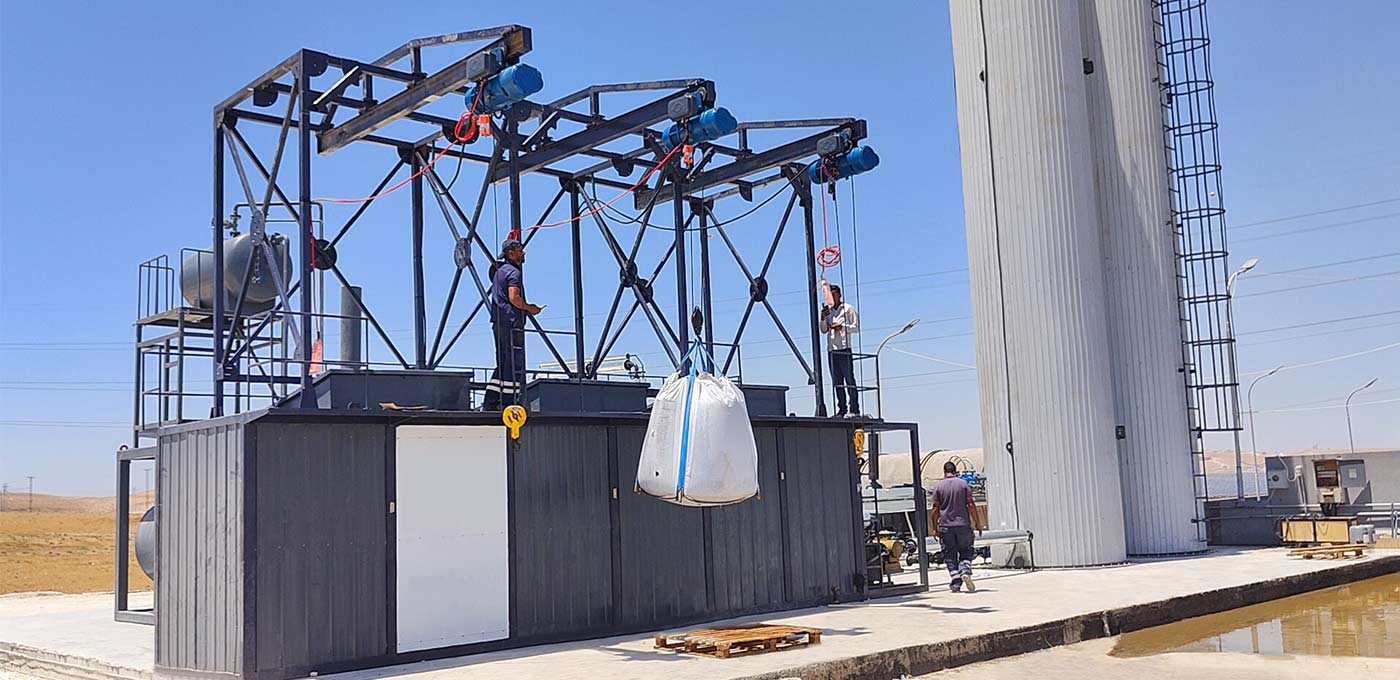 ZOOMLINE Asphalt Melting Line in Jordan | ZOOMLINE Machinery Asphalt ...