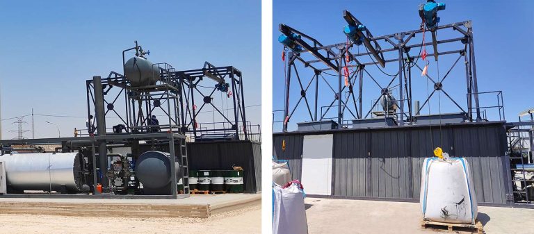 ZOOMLINE Asphalt Melting Line in Jordan | ZOOMLINE Machinery Asphalt ...